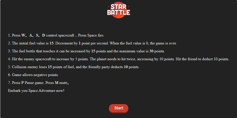 Simple Space War Game In Javascript Free Source Code Sourcecodester 8927